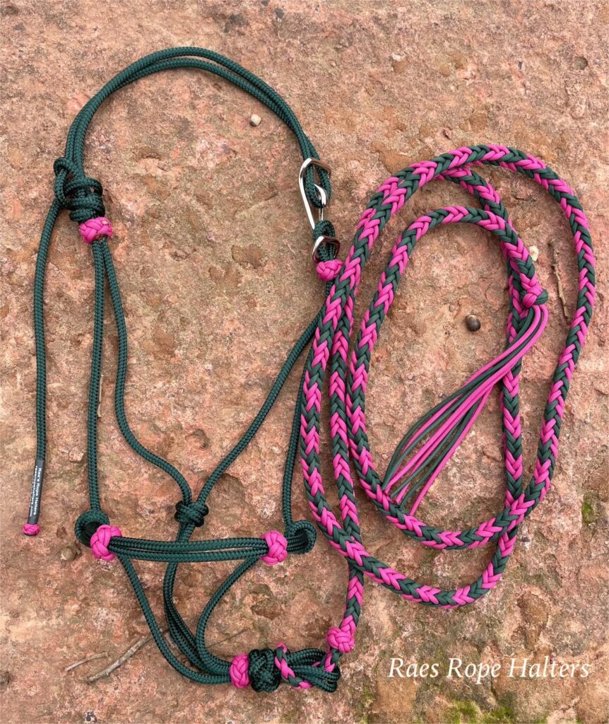 HOOK HALTER/8’ LEAD COMBO – Rae's Rope Halters